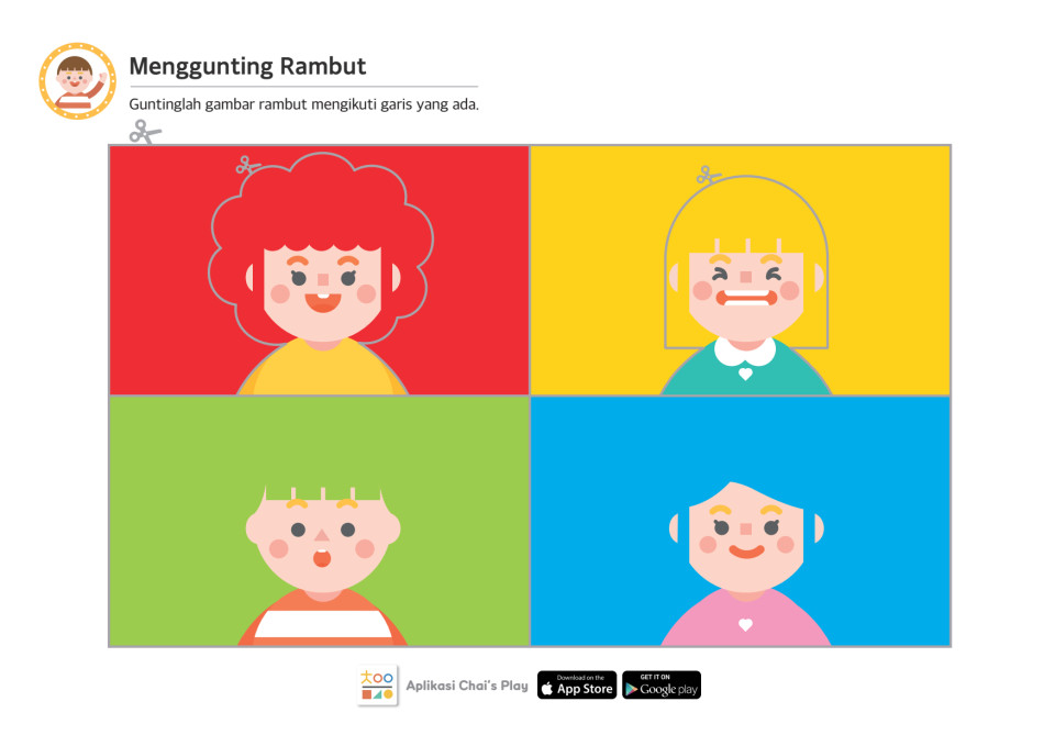 Menggunting Rambut | Chai's Play