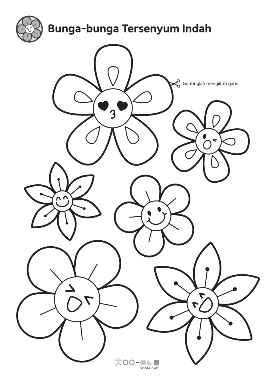 Bunga-bunga Tersenyum Indah! | Chai's Play